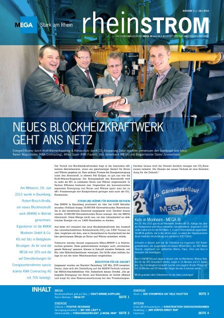 Rhein - MEGA Monheimer Elektrizitäts