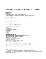 Ulnar Collateral Ligament Repair Protocol - Premier Bone & Joint ...