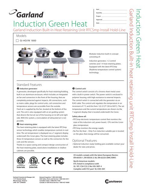 GI-HO/IN 1800 - Garland - Garland Group