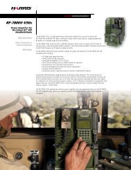 AN/VRC-110 - Harris RF Communications - Harris Corporation
