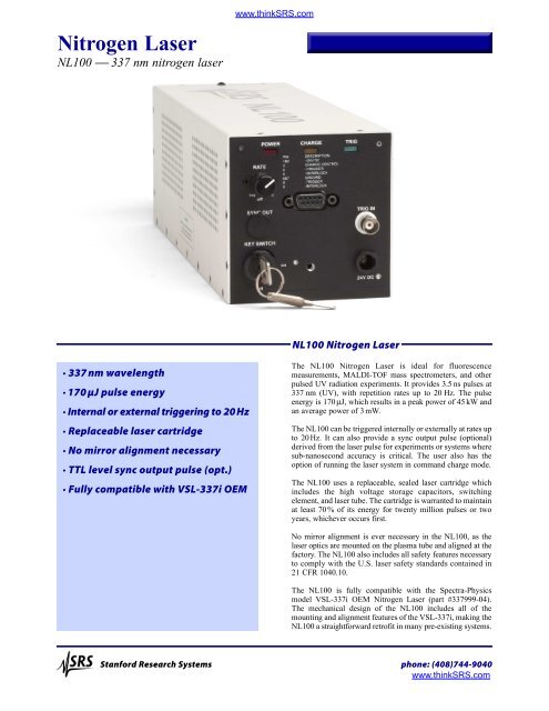 Nitrogen Laser