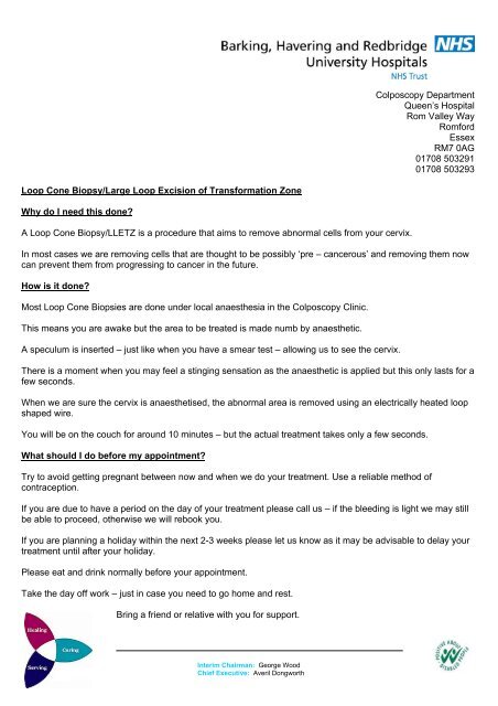 LLETZ/Loop cone biopsy