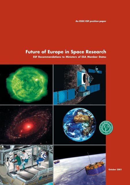 Future of Europe in Space Research - European Science Foundation