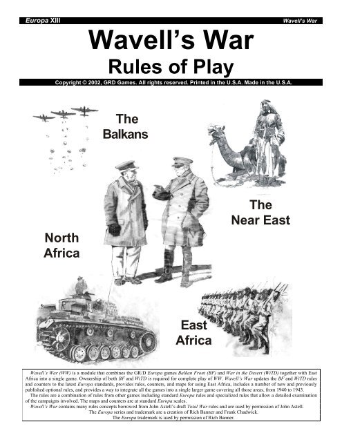 Wavell's War Rules - hmsgrd