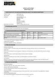 Data Sheet - Arbo