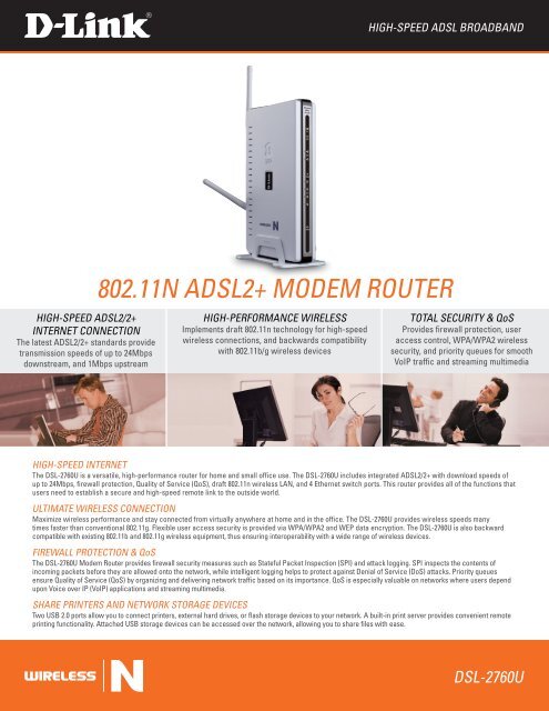 802.11N ADSL2+ MODEM ROUTER - D-Link