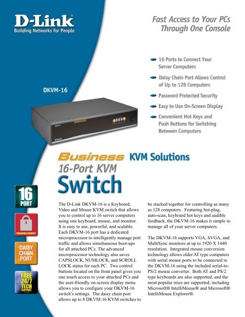 Data Sheet (PDF) - D-Link