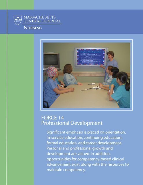 Force 14: Professional Development - Mghpcs.org