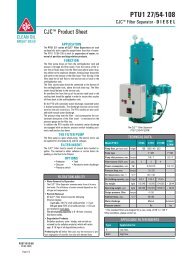 CJC Filter Separator PTU2 27/27 DIESEL - KlassenHydraulics.com