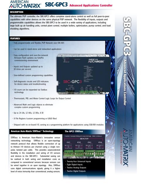 SBC-GPC3 - American Auto-Matrix