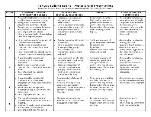 General Information and Guidelines for Judges