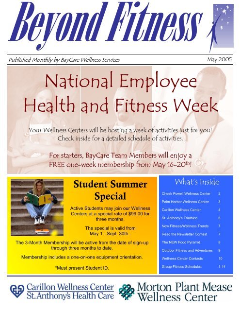 National Employee Health and Fitness Week - St. Anthony's Hospital