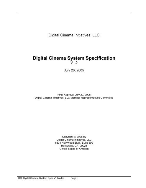 DCI_Digital_Cinema_System_Spec_v1.pdf - Digital Cinema Initiatives