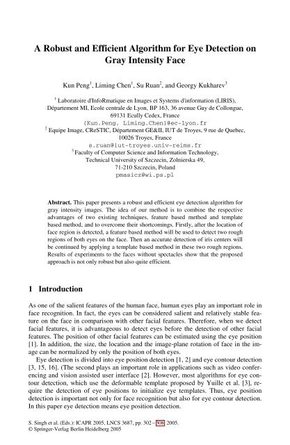 A Robust and Efficient Algorithm for Eye Detection on Gray Intensity ...