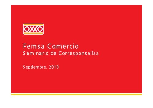 Femsa Comercio - CNBV
