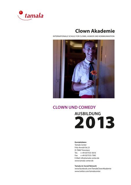 Detaillierte Informationen zur Ausbildung Comedy ... - Tamala-Center