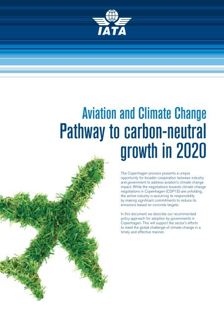 Pathway to Carbon-neutral Growth in 2020 - IATA