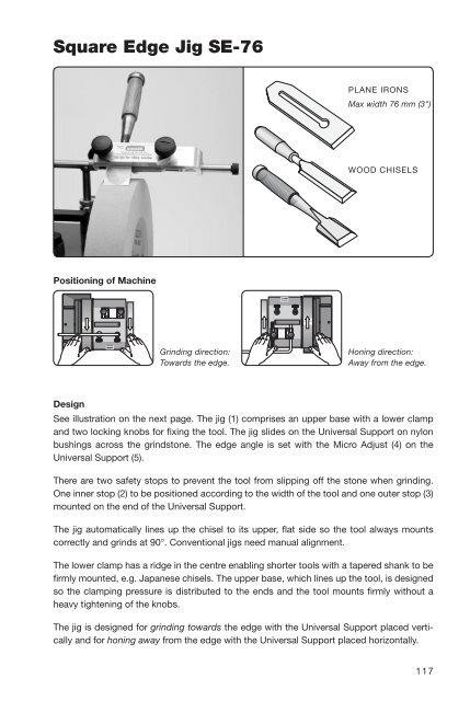 Square edge Jig Se-76