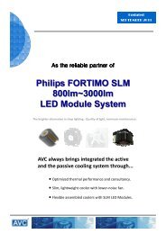 PHILIPS FORTIMO LED DLM G3 Module SYSTEM - AVC