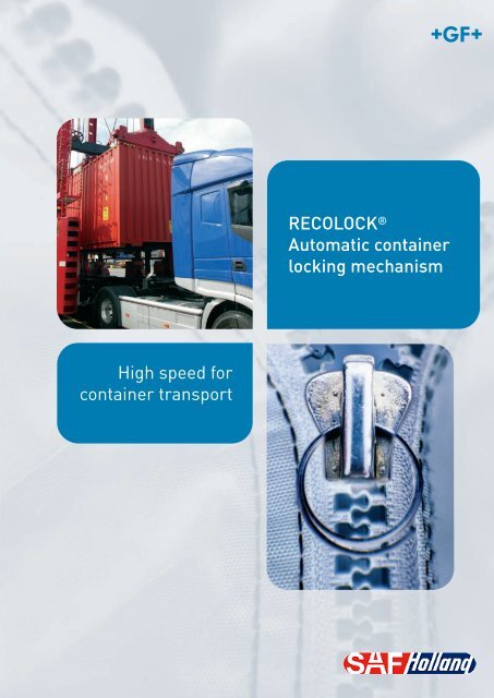 RECOLOCKÂ® Automatic container locking mechanism - saf-holland