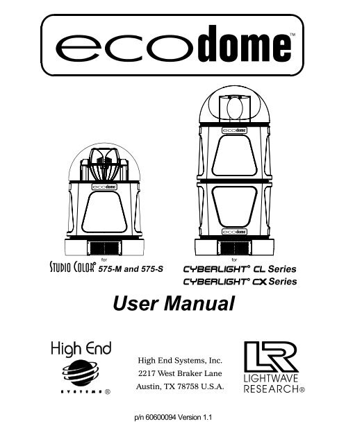 User Manual - High End Systems