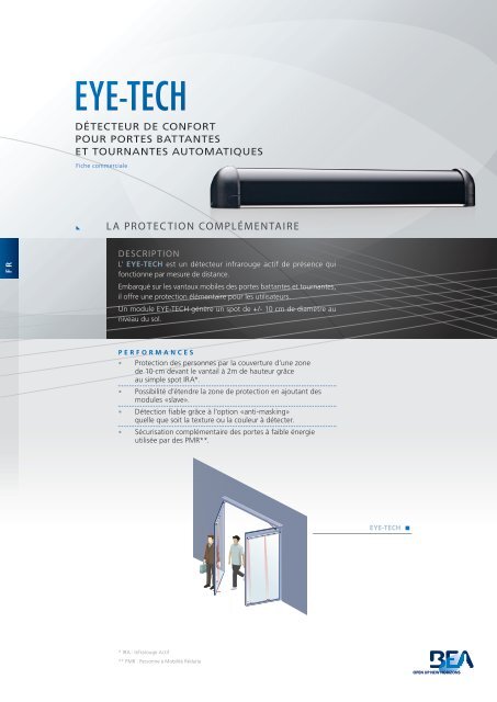 EYE-TECH - BEA Pedestrian