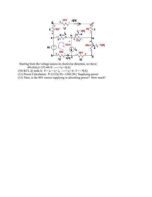 Starting from the voltage Starting from the voltage