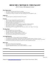 Article Critique Checklist