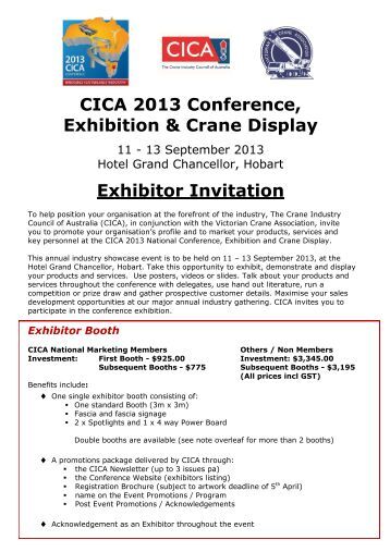 Exhibitor Invitation Letter for the IAASE Winter Conference, February ...