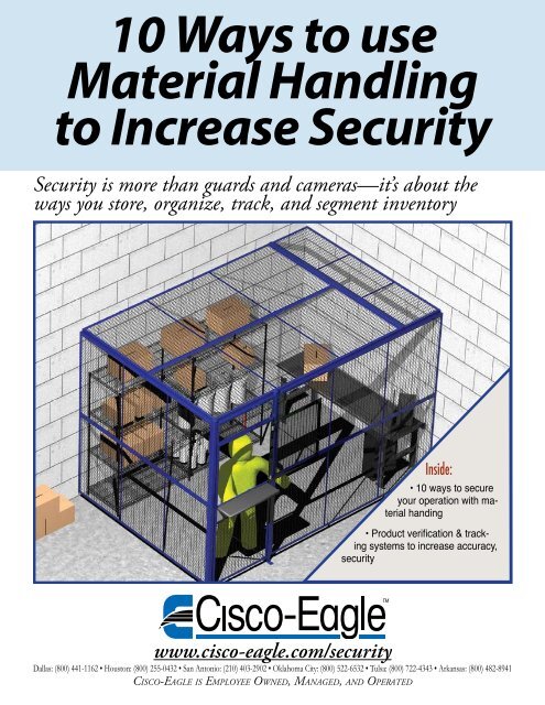 10 Ways to use Material Handling to Increase ... - Cisco-Eagle, Inc.
