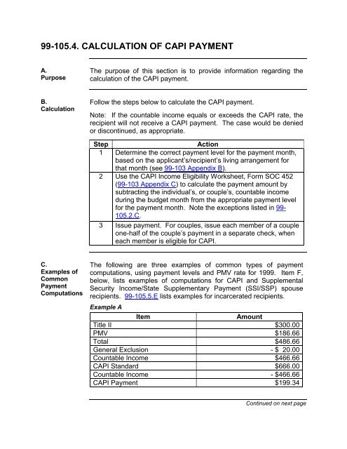 4 Calculation of CAPI Payment - HHSA Program Guides