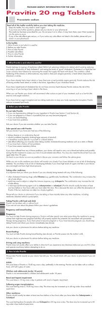 Download Pravitin 20mg PIL here - Rowex Ltd