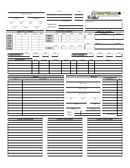 DOMINION RULES - RPG Sheets
