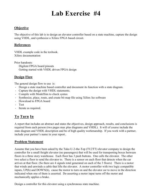 LAB EXERCISE #1 - PART 1 LAB EXERCISE #1 - PART 1