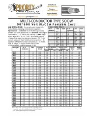 Three Conductor Round Type G-GC - Priority Wire & Cable