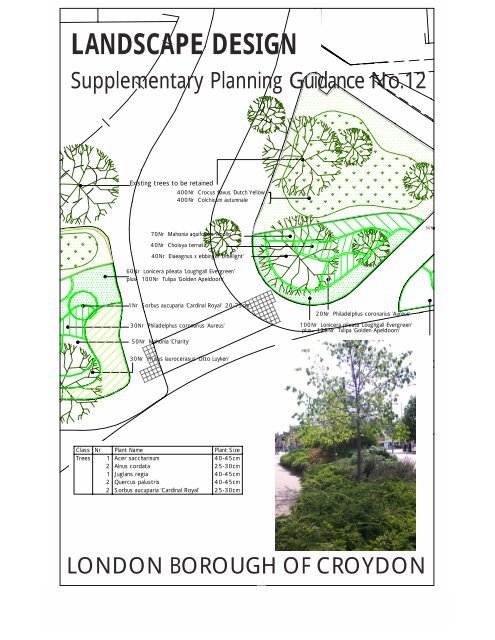 SPG12 - landscape design - Croydon Council