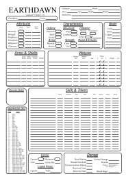 GURPS 4th Edition Character Record - RPG Sheets