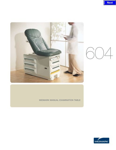 Midmark's 604 Manual Examination Table