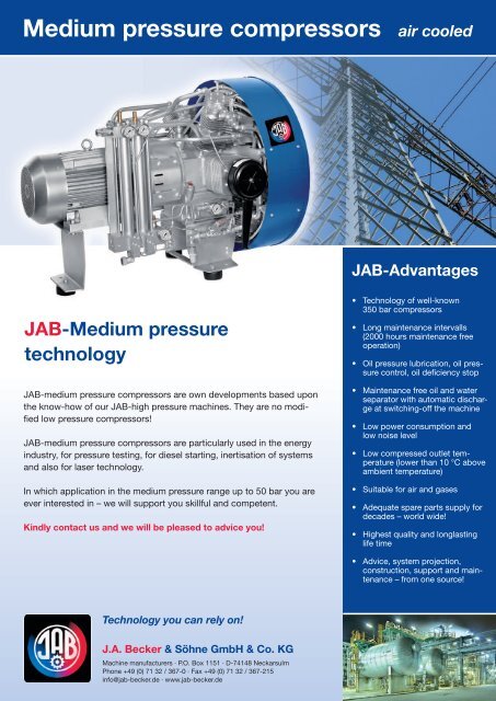 medium pressure compressors.pdf - JA - Becker & Söhne
