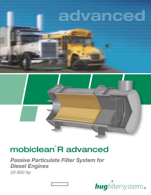 Hug Mobiclean R Advanced Passive Particulate Filter System - Colorfil