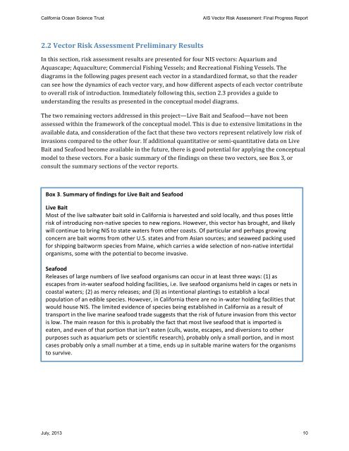 California Ocean Science