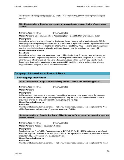 California Ocean Science