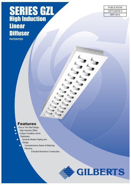 Series GZL High Induction Linear Diffusers - Keane Environmental