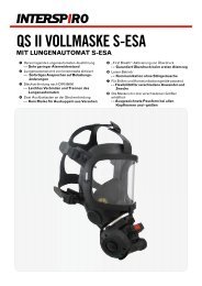 spiromatic 90u umluftunabhängiges atemgerät - Interspiro