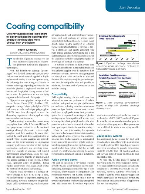 Coating Compatibility - Canusa-CPS