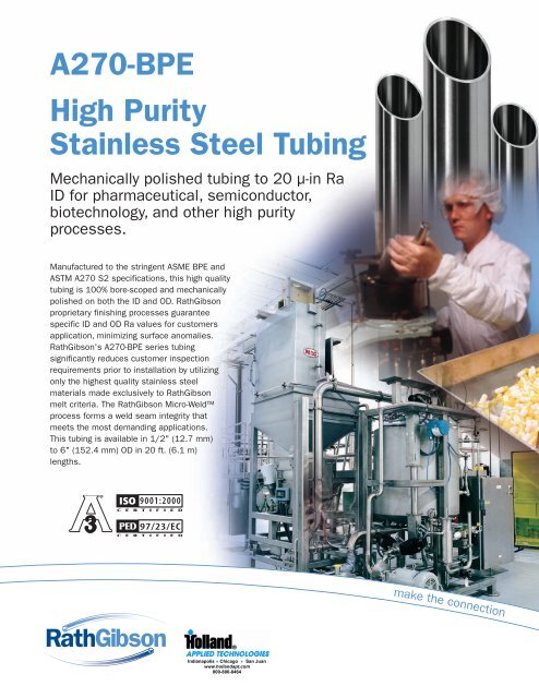 RathGibson A270-BPE Sell Sheet