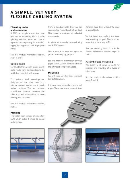 THE CABLE TRAY SYSTEM The