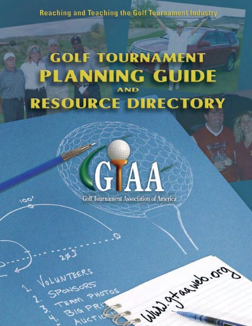 GOLF TOURNAMENT PLANNING GUIDE Step #1 Plan ... - Cybergolf