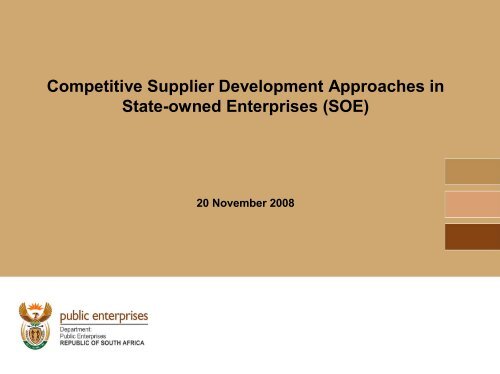 Competitive Supplier Development Approaches in ... - Business Trust