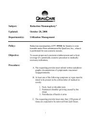 Benefit Enrollment Form - QualCare Inc.